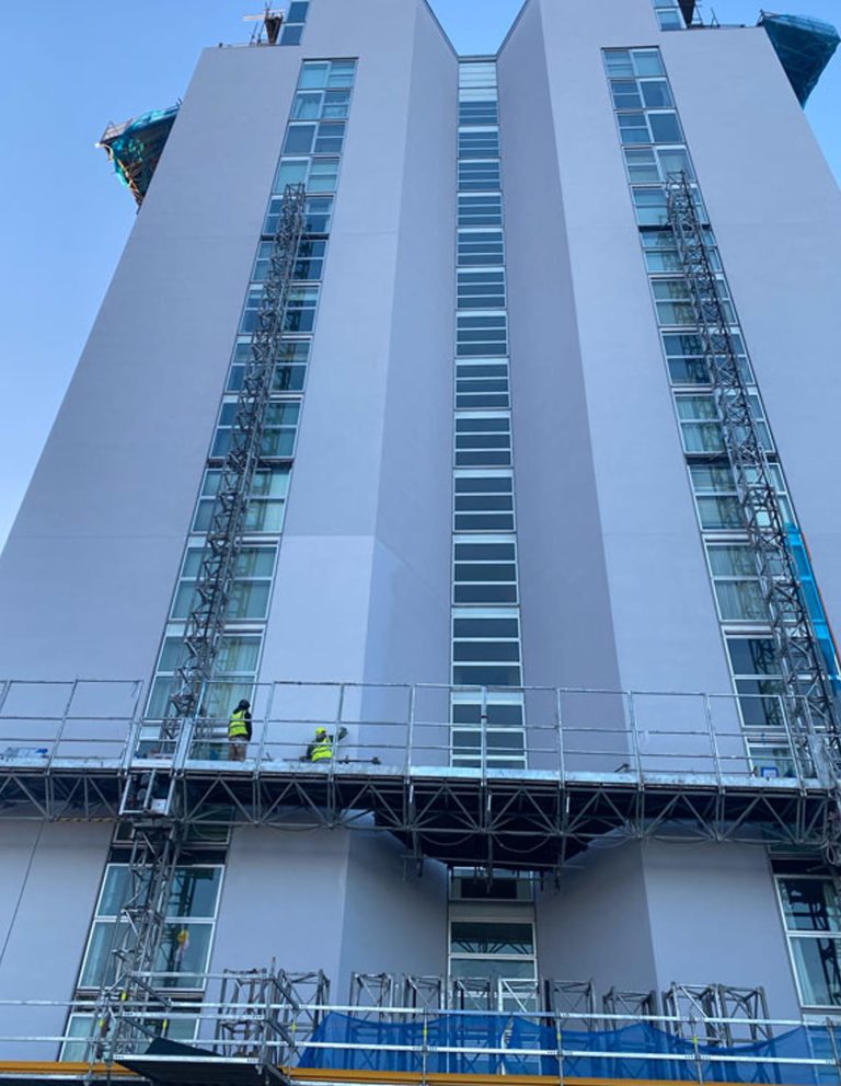 UKR Facades - View our work we use KREND, PAREX, & WEBBER.